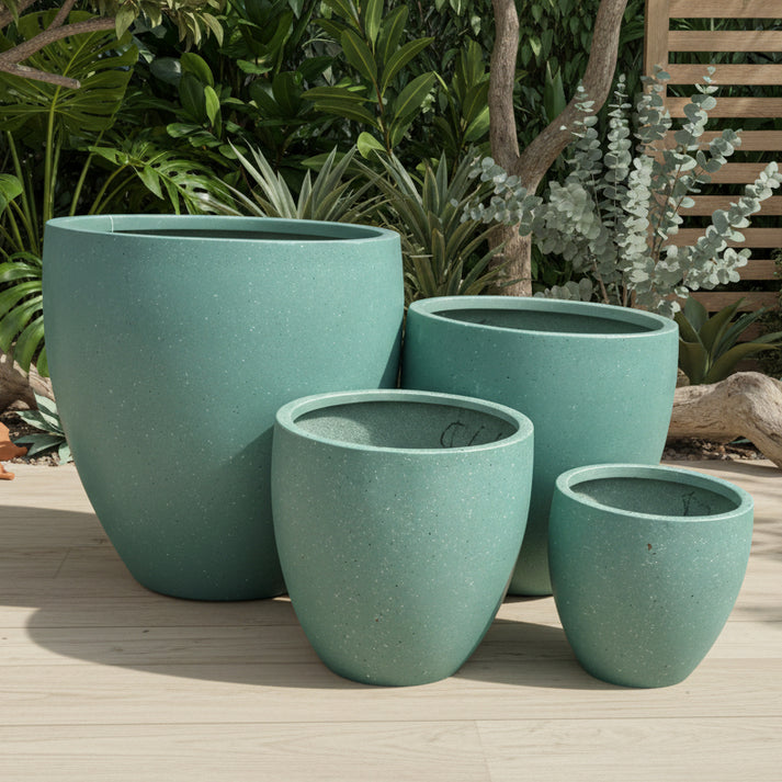 Modstone Montague Egg Pot - Sea Green Terrazzo – Simons Seconds