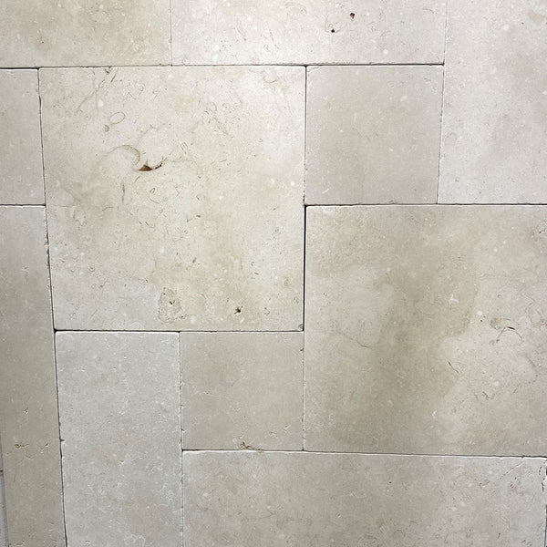 Portland Tumbled Limestone French Pattern Natural Stone Tiles - 20mm ...