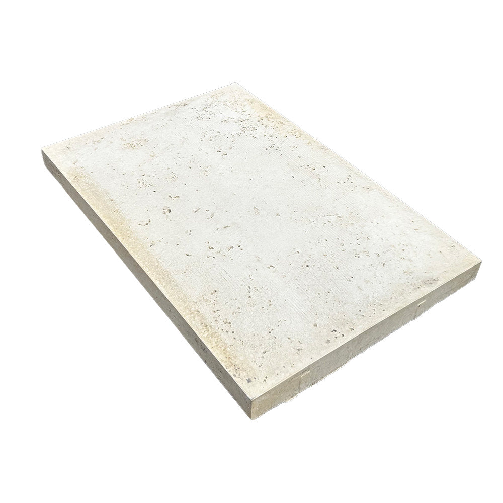 Travertine 600x400x40mm Concrete Pavers - Chalk - Factory Seconds ...